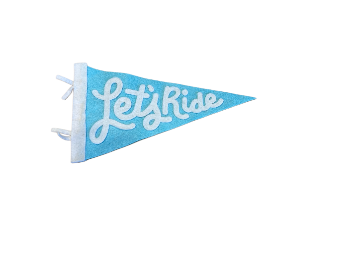 Let's Ride Pennant – shop harness cycle